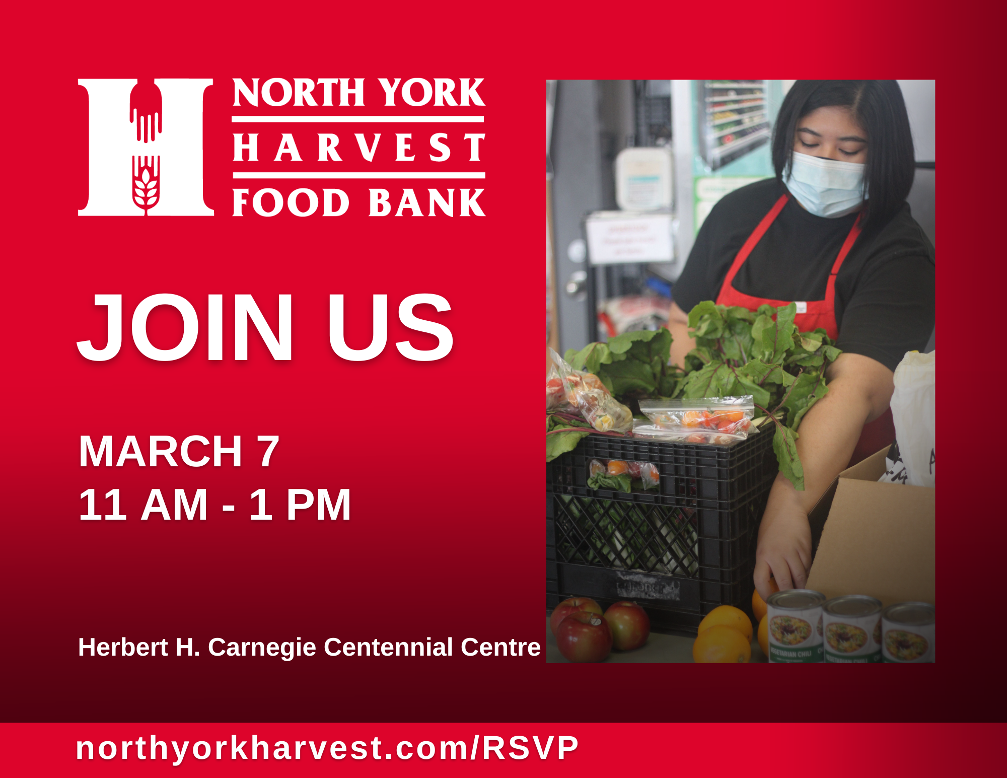 North York Harvest Food Bank | Event Confirmation — North York Harvest ...